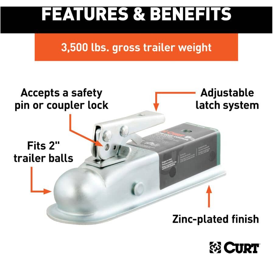 CURT Coupler with Posi-Lock | Home Hardware