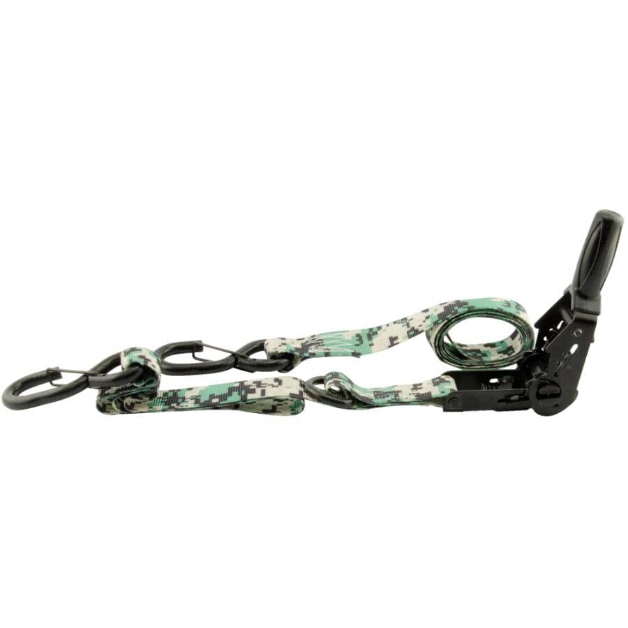 ERICKSON MANUFACTURING 2400 lb Camo Ratchet Straps | Home Hardware