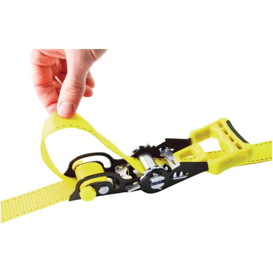 ERICKSON MANUFACTURING 2000 lb Sliding Ratchet Straps | Home Hardware