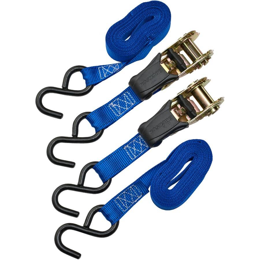 ERICKSON MANUFACTURING 1200 lb Rubber Ratchet Straps | Home Hardware