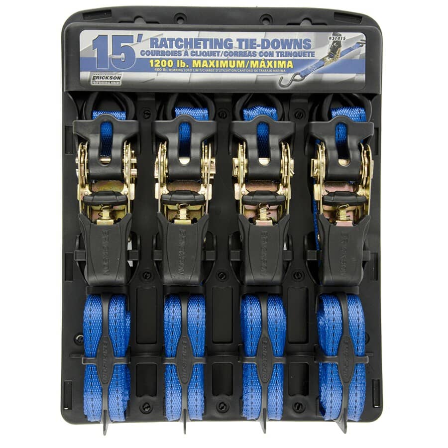 ERICKSON MANUFACTURING 1200 lb Rubber Ratchet Straps | Home Hardware