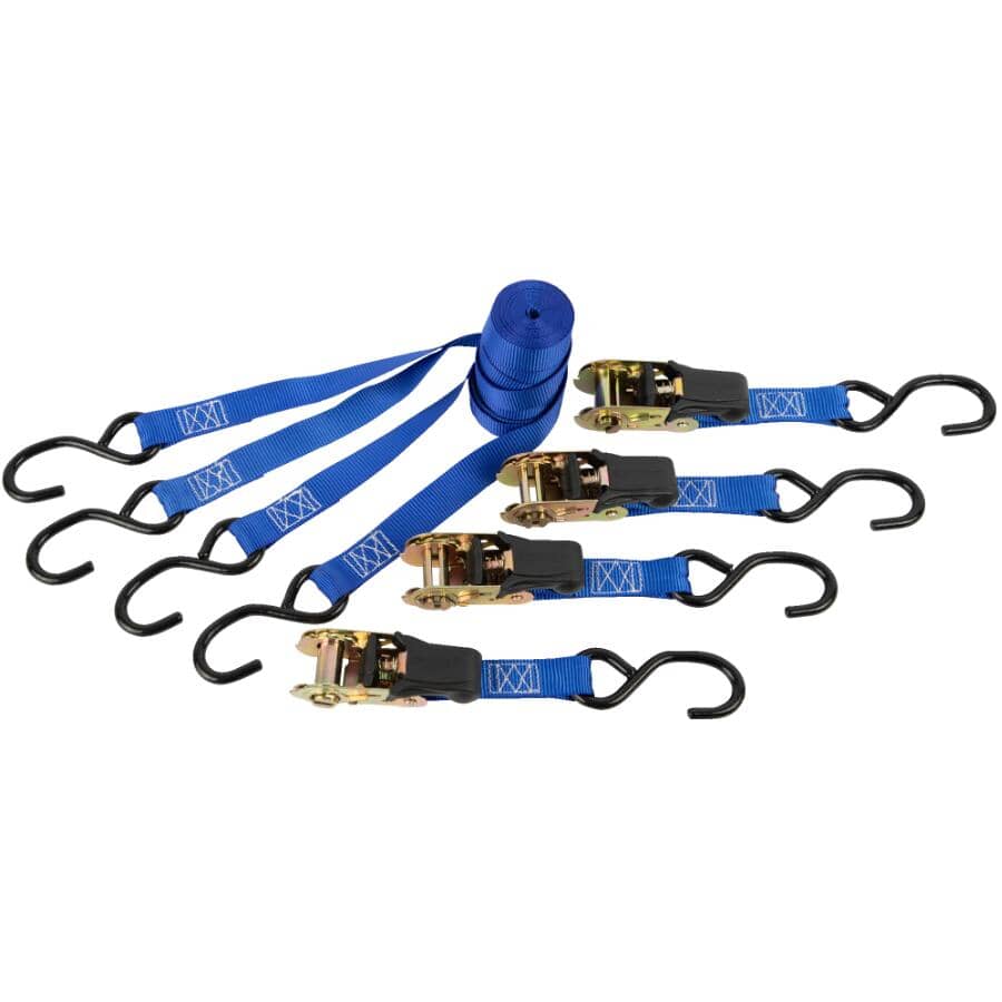 ERICKSON MANUFACTURING 1200 lb Rubber Ratchet Straps | Home Hardware