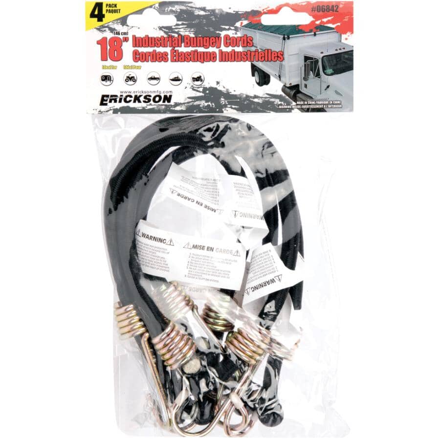 ERICKSON MANUFACTURING 18" Industrial Rubber Bungee Cords | Home Hardware