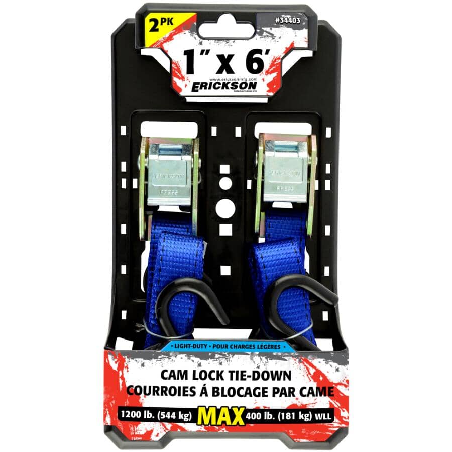 ERICKSON MANUFACTURING 1200 lb Cam Straps | Home Hardware