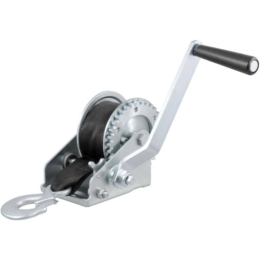 CURT Hand Crank Winch with 15' Strap | Home Hardware